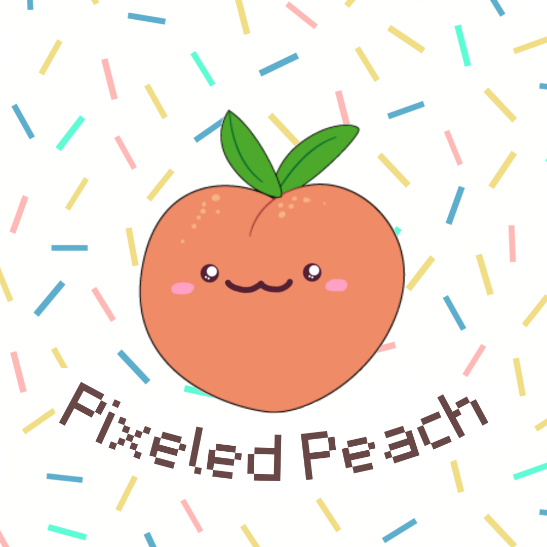 Updated Shop Logo – Pixeled Peach