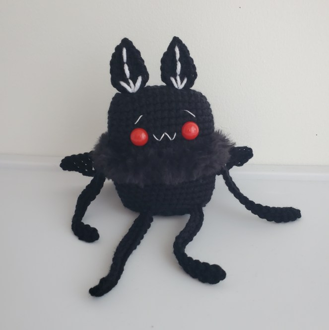 Mothman Amigurumi Pattern + Video Tutorial – Pixeled Peach